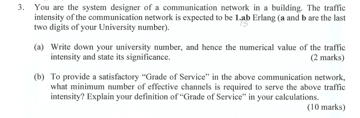 Solved You are the system designer of a communication | Chegg.com
