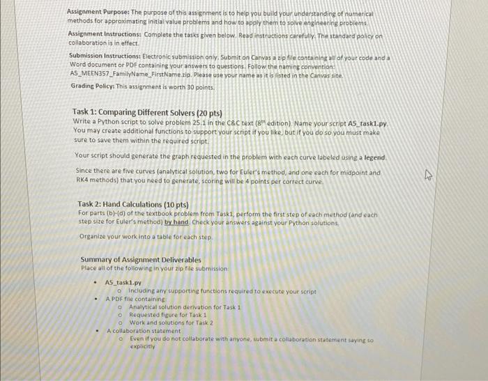 Solved Assignment Purpose: The purpose of this assignment is | Chegg.com