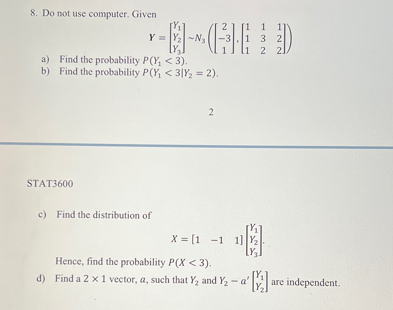 Solved Do not use computer. | Chegg.com