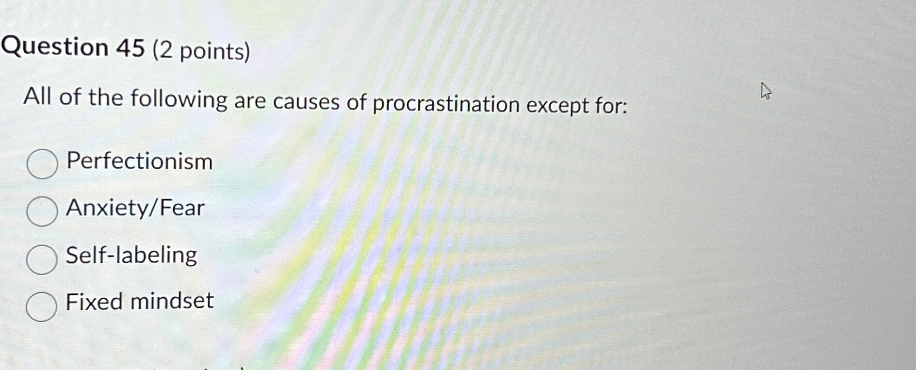 Solved Question 45 (2 points)All of the following are | Chegg.com Solved Question 45 (2 points)All of the following are | Chegg.com