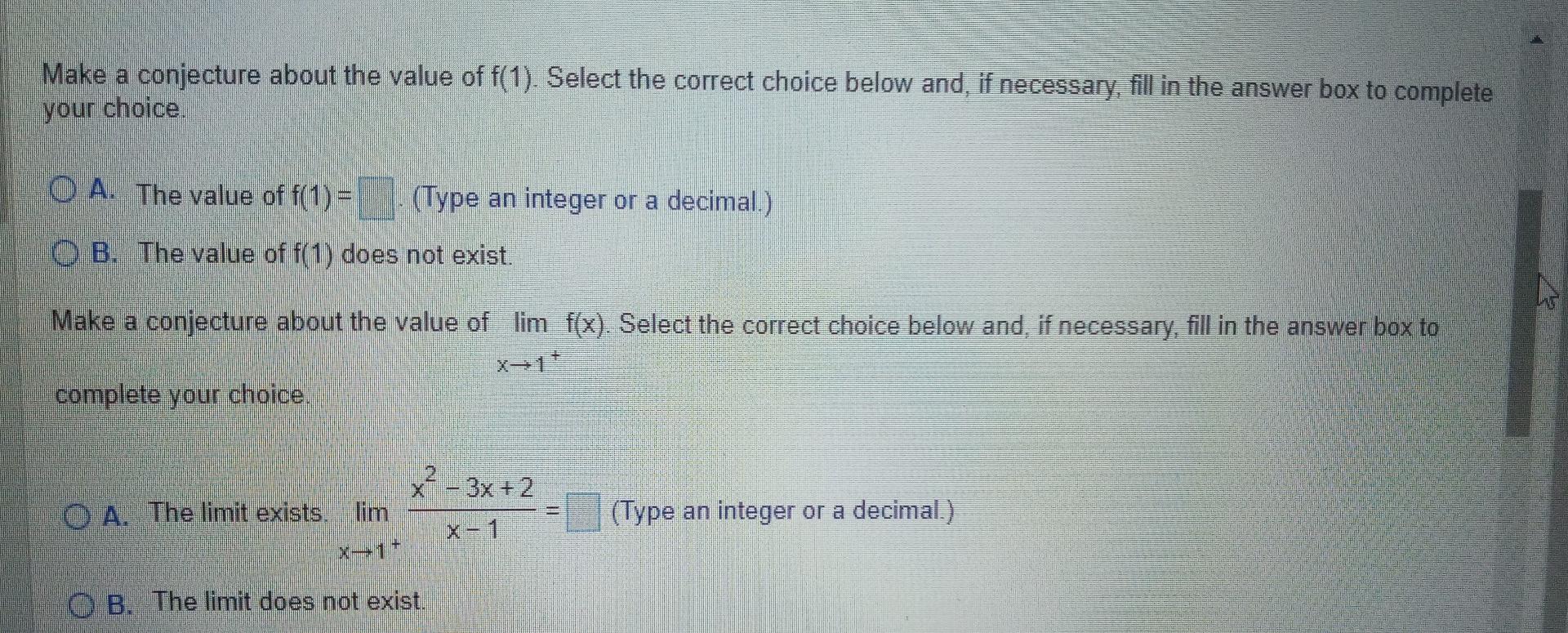 Solved Sketch a graph of f and use it to make a conjecture | Chegg.com