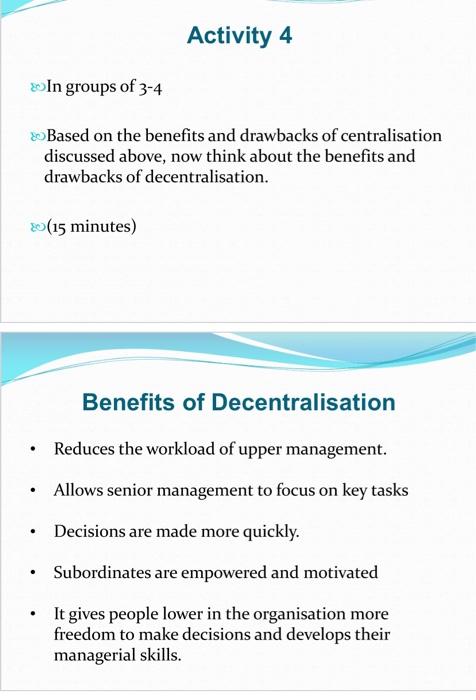 Solved Activity 4 In groups of 3-4 Based on the benefits and | Chegg.com