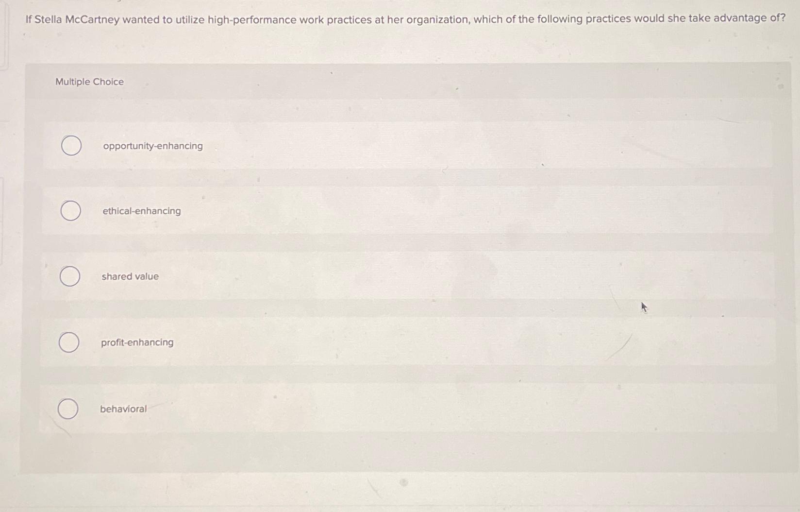 Solved If Stella McCartney wanted to utilize | Chegg.com