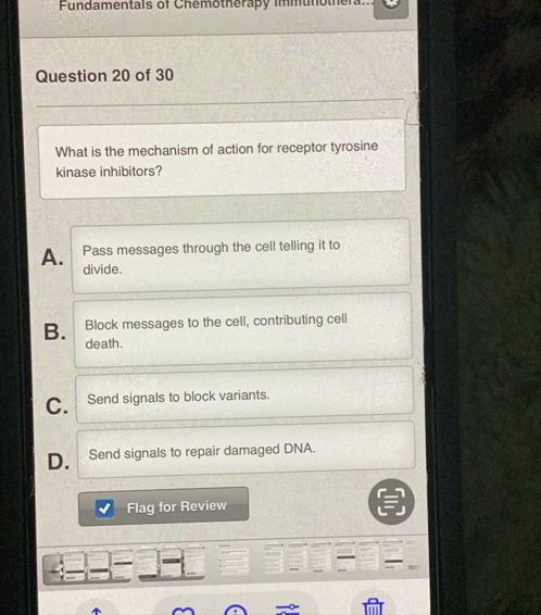 Solved UQuestion 20 ﻿of 30What is the mechanism of action | Chegg.com