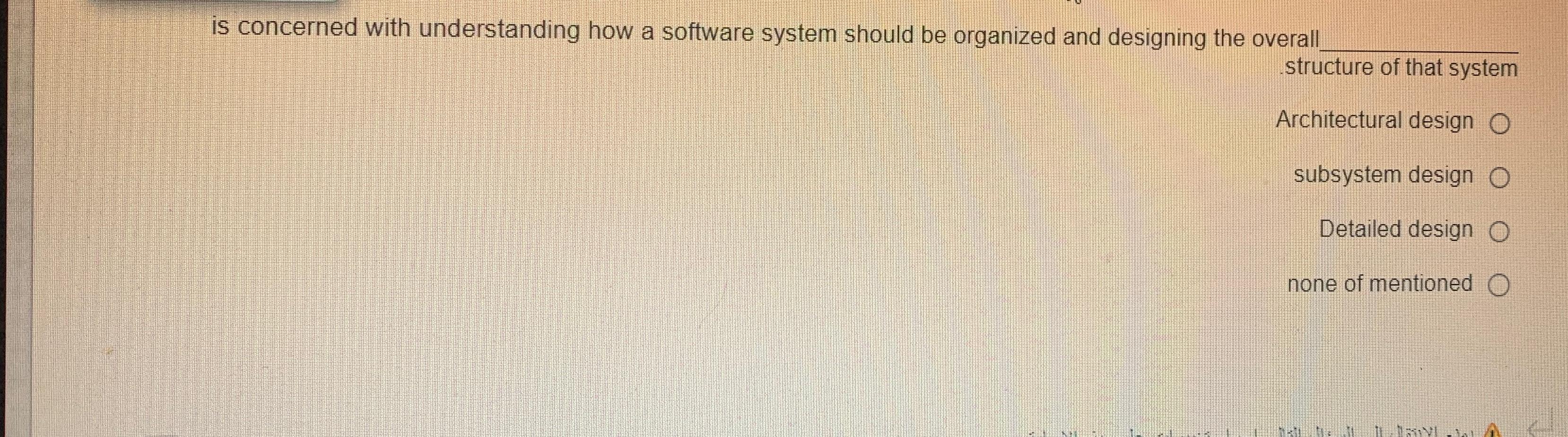 Solved is concerned with understanding how a software system | Chegg.com