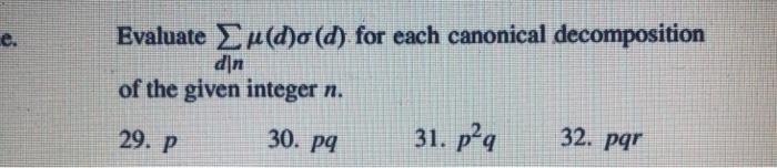 Solved Evaluate Au(d)o(d) for each canonical decomposition | Chegg.com