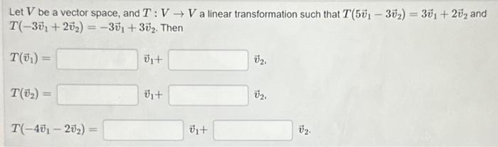 Solved Let V be a vector space, and T:V→V a linear | Chegg.com