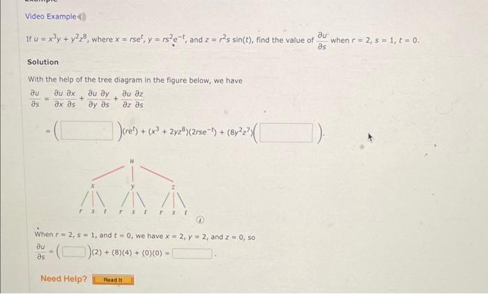 Solved If u=x3y+y2z8, where x=rset,y=rs2e−t, and | Chegg.com