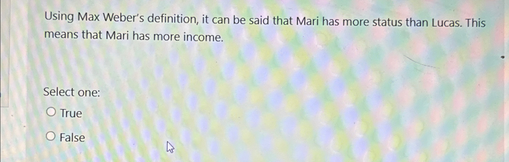 Solved Using Max Weber's definition, it can be said that | Chegg.com