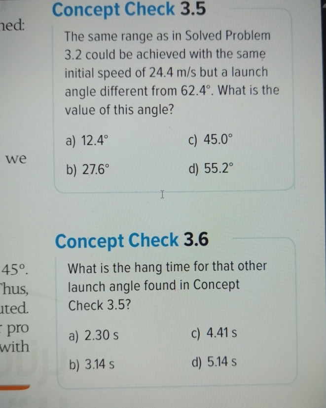 Solved Concept Check 3.5The same range as in Solved | Chegg.com