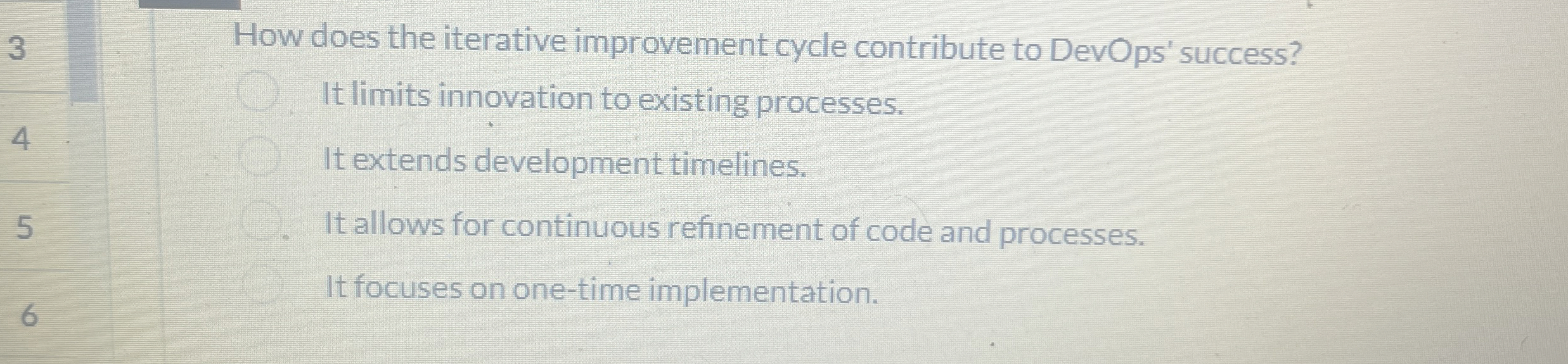 High Quality SOLUTION 3How does the iterative improvement cycle contribute | Chegg.com