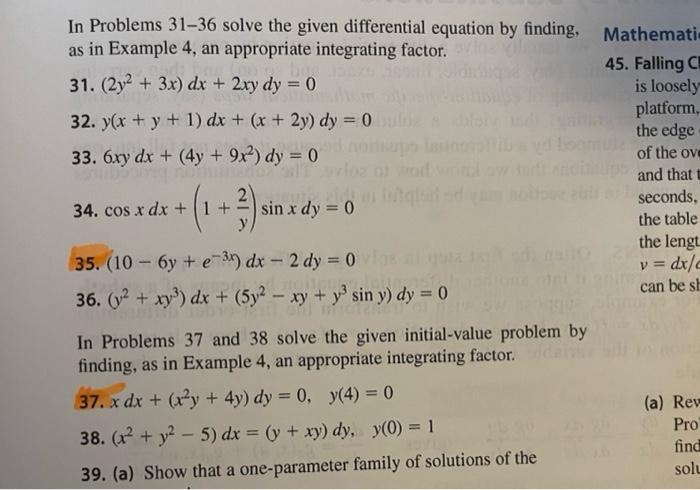 Solved In Problems 1-20 determine whether the given | Chegg.com