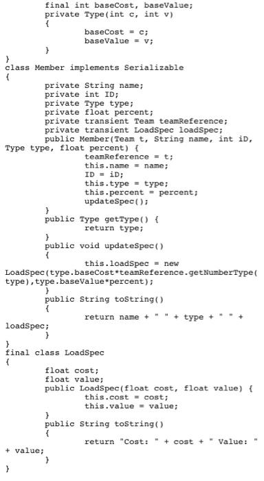 Solved Lab 8: serialization and exceptions Please review the | Chegg.com
