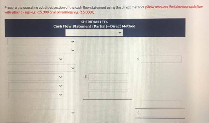 Solved Sheridan Ltd. reported the following for the fiscal | Chegg.com Solved Sheridan Ltd. reported the following for the fiscal | Chegg.com