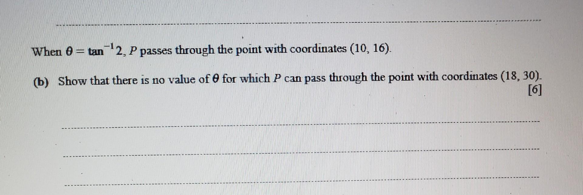 Solved 5 A particle P is projected with speed ums- at an | Chegg.com