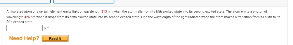 Solved An Isolated Atom Of A Certain Element Emits Light Of