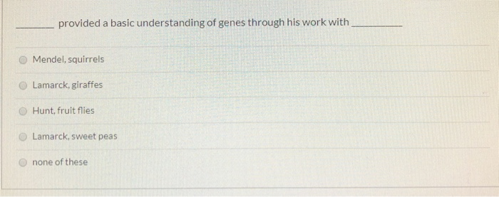 Solved A major flaw in darwin's theory of inheritance was a. | Chegg.com
