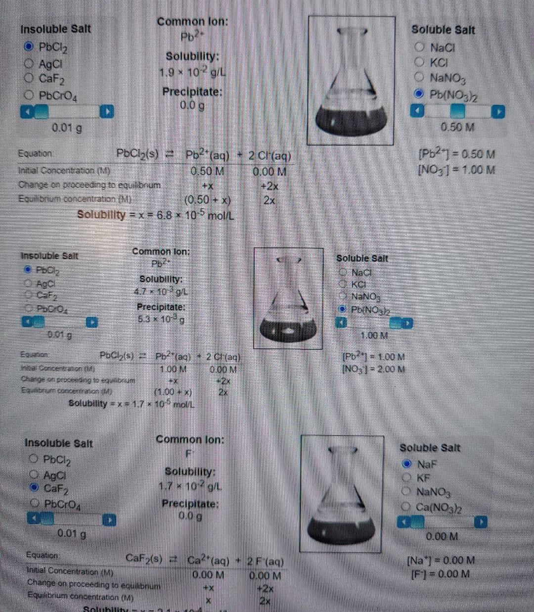 Solved 5. Did the solubility of PbCl2 change in the same way | Chegg.com