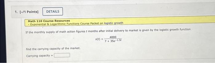 Solved - Exponential 8 Logarithmic Functions Course Packet | Chegg.com