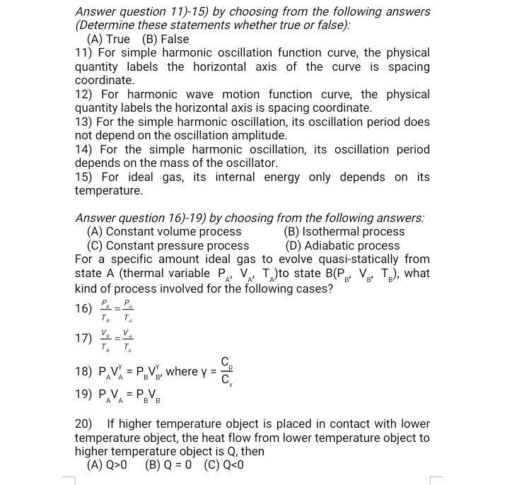 Solved subject name: college physics 1 Dear expert, i need | Chegg.com