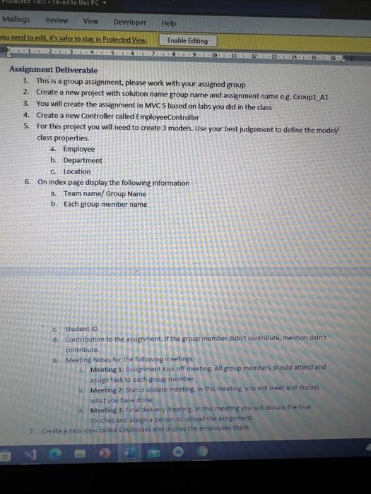 CSD-3354: Programming C# .NET Assignment #1 - | Chegg.com