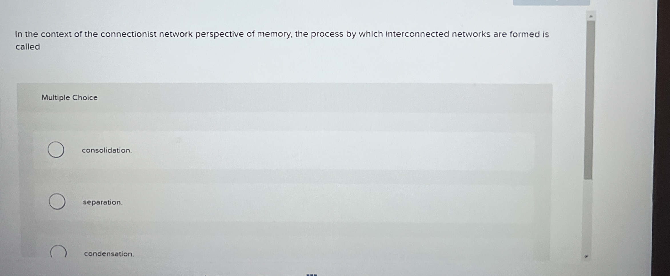 Solved In the context of the connectionist network | Chegg.com