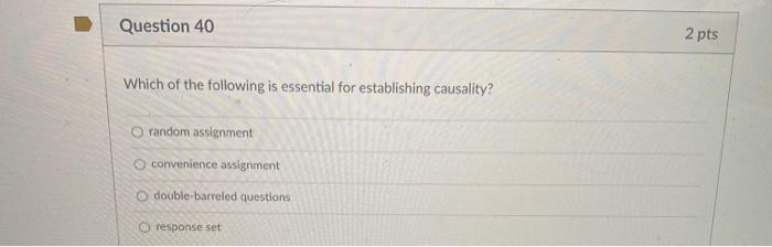 Solved Question 44 2 pts If Dr. Bodley were to triangulate | Chegg.com