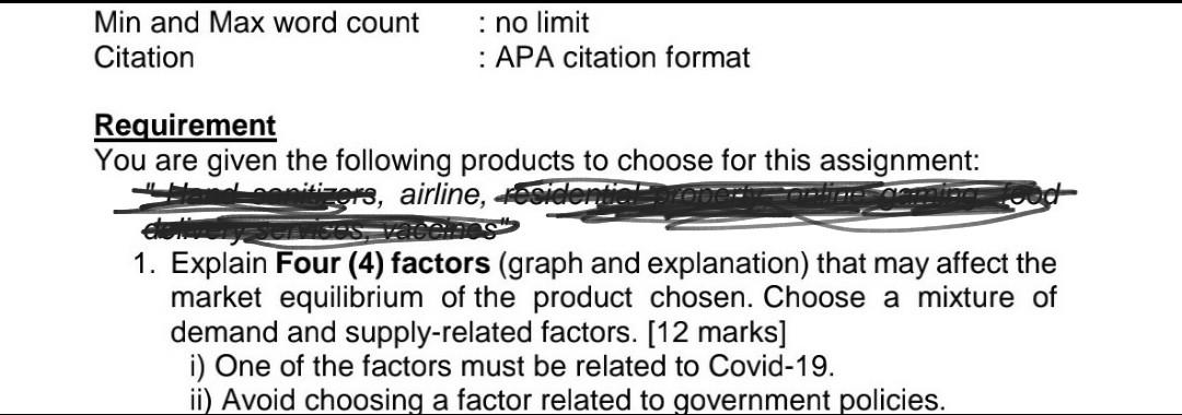 Solved Min and Max word count Citation : no limit : APA | Chegg.com