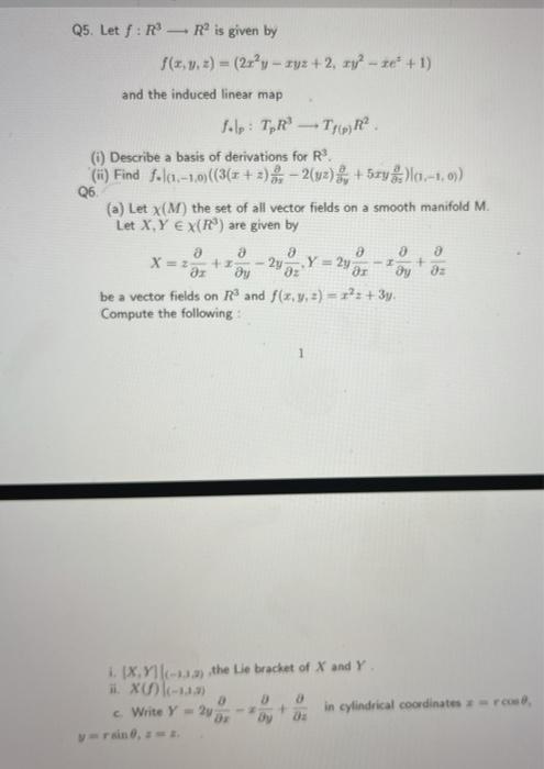Solved Q1. Consider the mappings f: R3-R², g: R2 R3 f(x, y, | Chegg.com