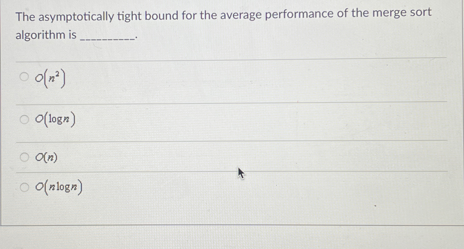 Solved The asymptotically tight bound for the average | Chegg.com