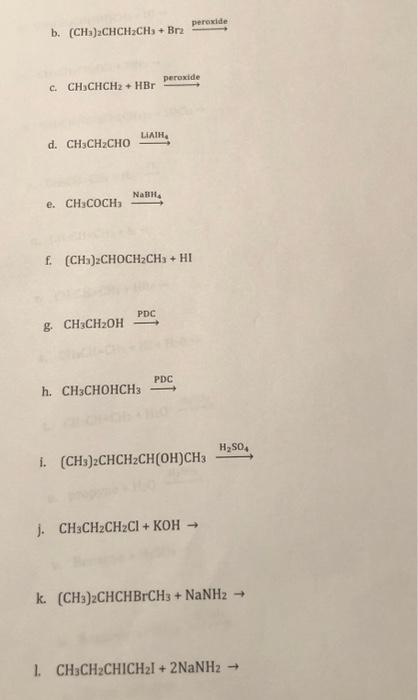 Solved 13. Show all products for each of the following | Chegg.com