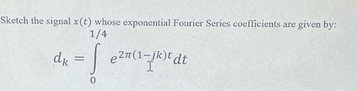 Solved Please solve . Thanks!Sketch the signal x(t) whose | Chegg.com