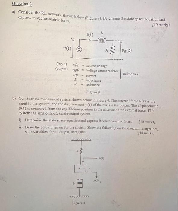 Solved guestion 3 a) Consider the RL network shown below | Chegg.com