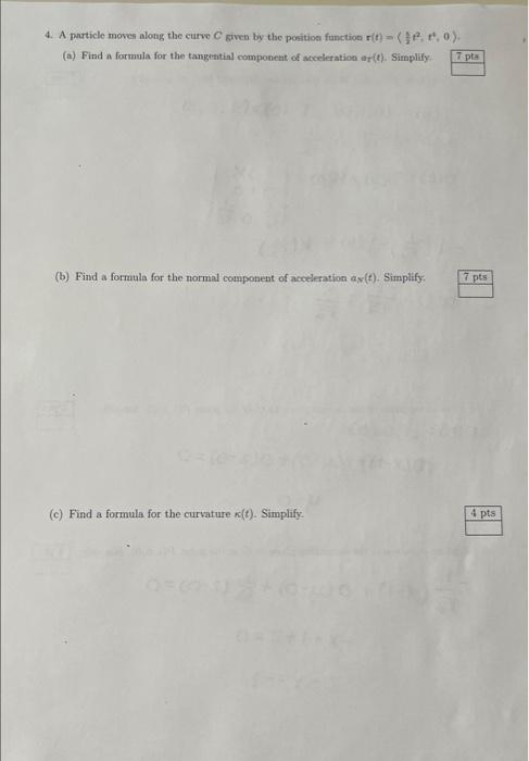Solved (a) Find a formula for the tangetitial component of | Chegg.com