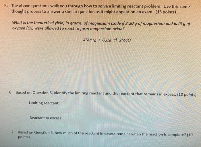 Solved 5. The above questions walk you through how to solve | Chegg.com