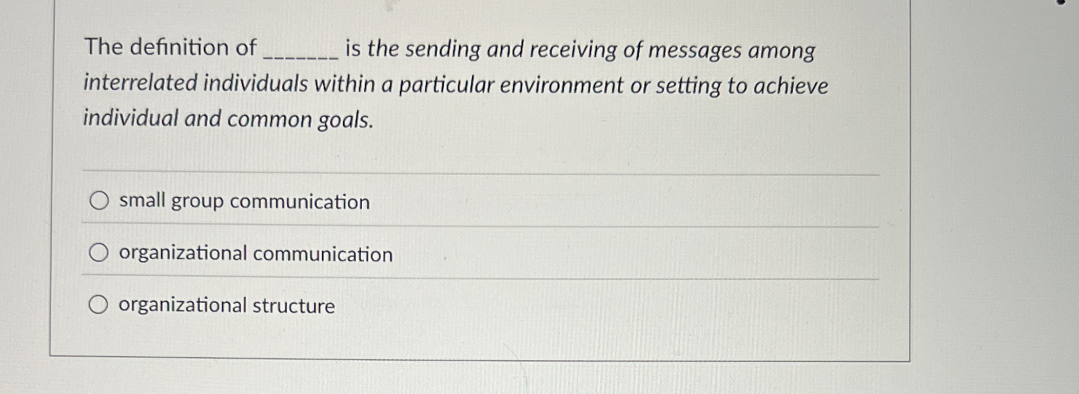 Solved The definition of q, ﻿is the sending and receiving of | Chegg.com