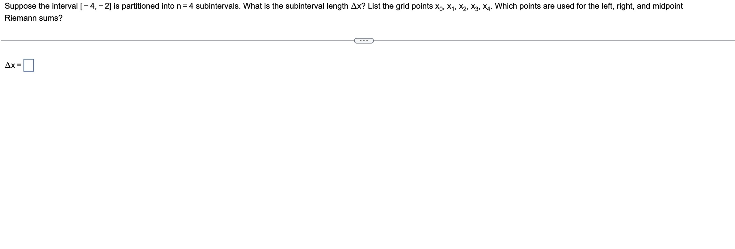 Solved Riemann sums?Δx= | Chegg.com