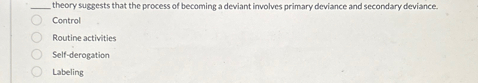 Solved theory suggests that the process of becoming a | Chegg.com