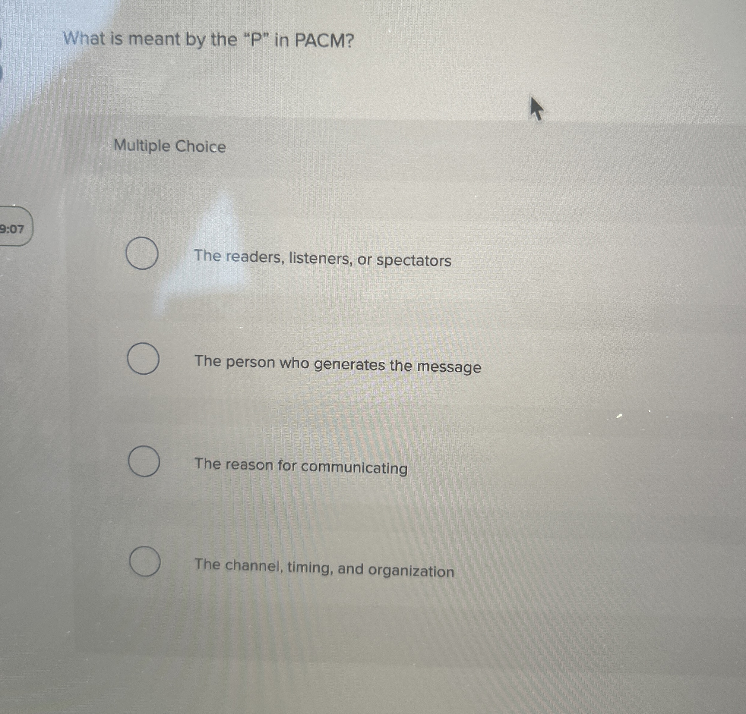 Solved What is meant by the " P " ﻿in PACM?Multiple | Chegg.com
