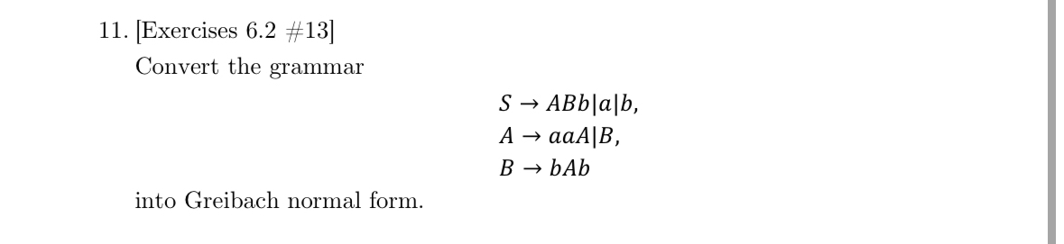 Solved [Exercises 6.2 ﻿#13]Convert the | Chegg.com