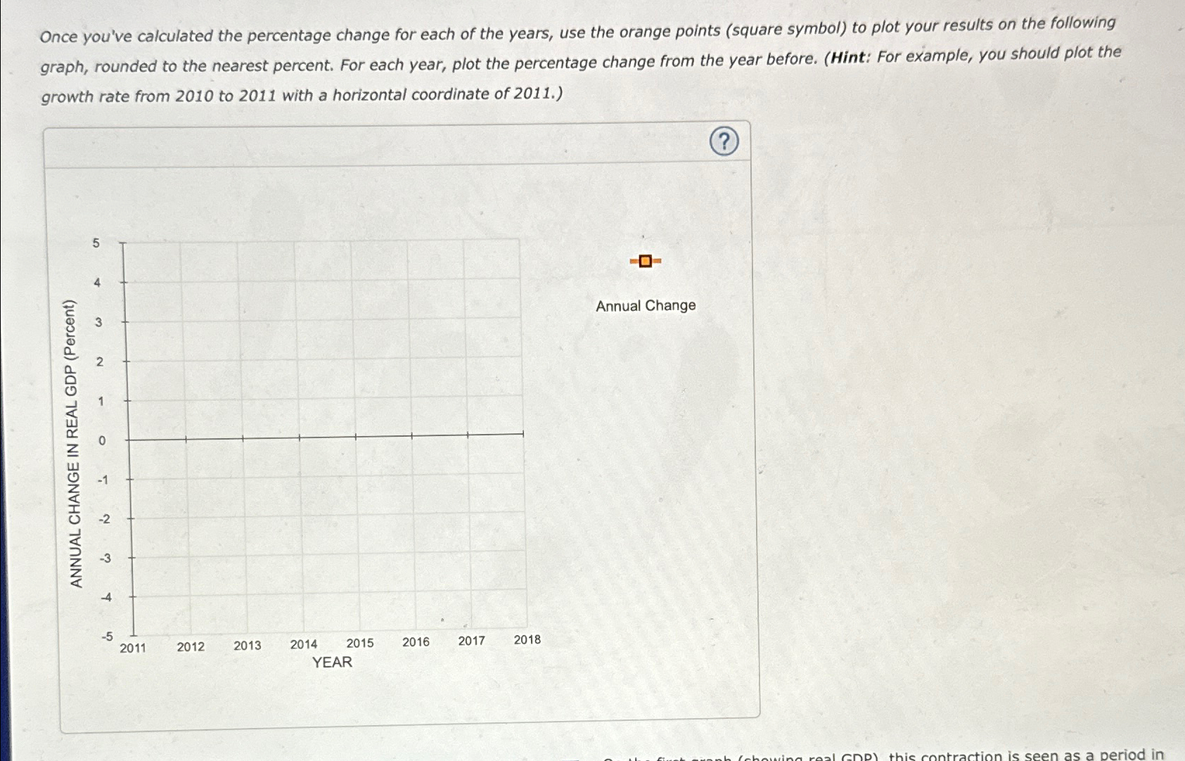 Once you've calculated the percentage change for each | Chegg.com