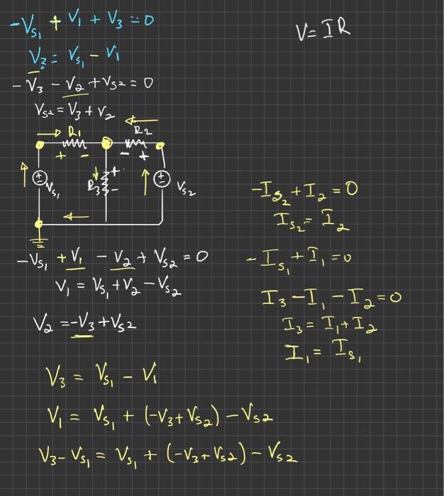 Solved i am trying to find V3 using the given variable here | Chegg.com