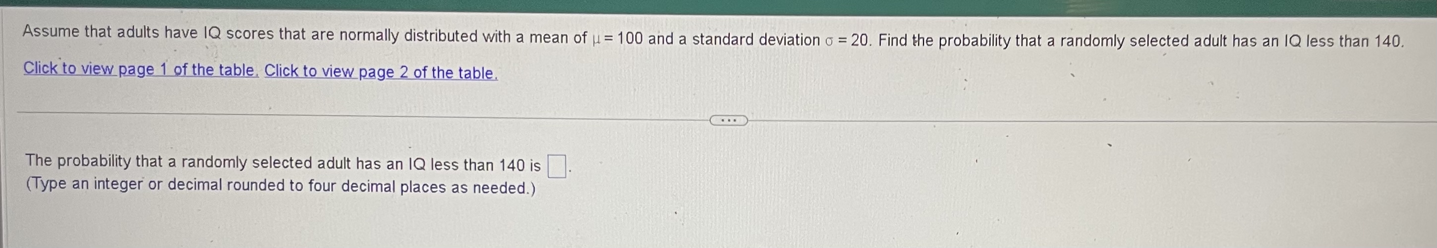 Solved Assume that adults have IQ scores that are normally | Chegg.com