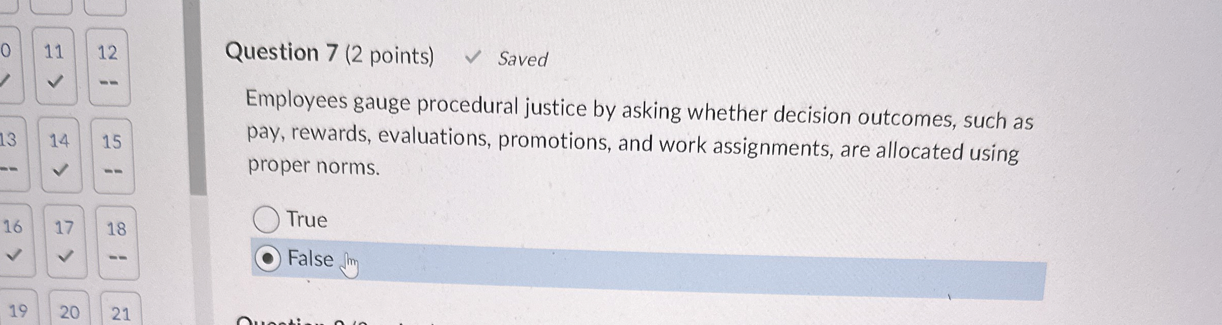 Solved Question 7 (2 ﻿points) ﻿SavedEmployees gauge | Chegg.com