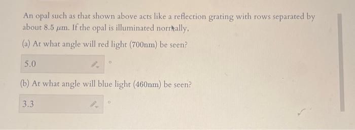 Solved a) What is the smallest separation between two slits | Chegg.com