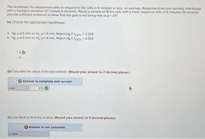 Solved Using Appendix C 1 Or Appendix C 2 Find The P Value