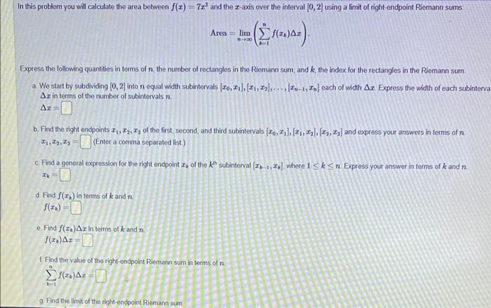Solved this problem you will calculate the area between | Chegg.com