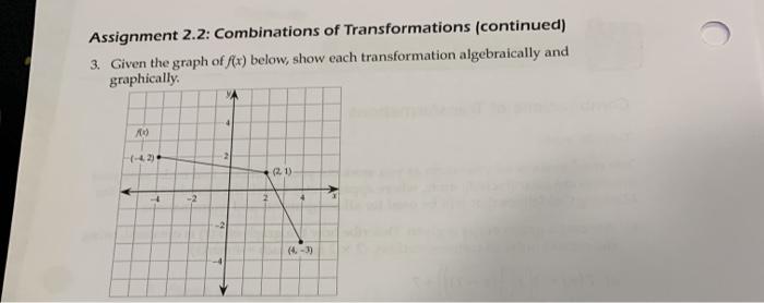 Solved Assignment 2.2: Combinations of Transformations | Chegg.com