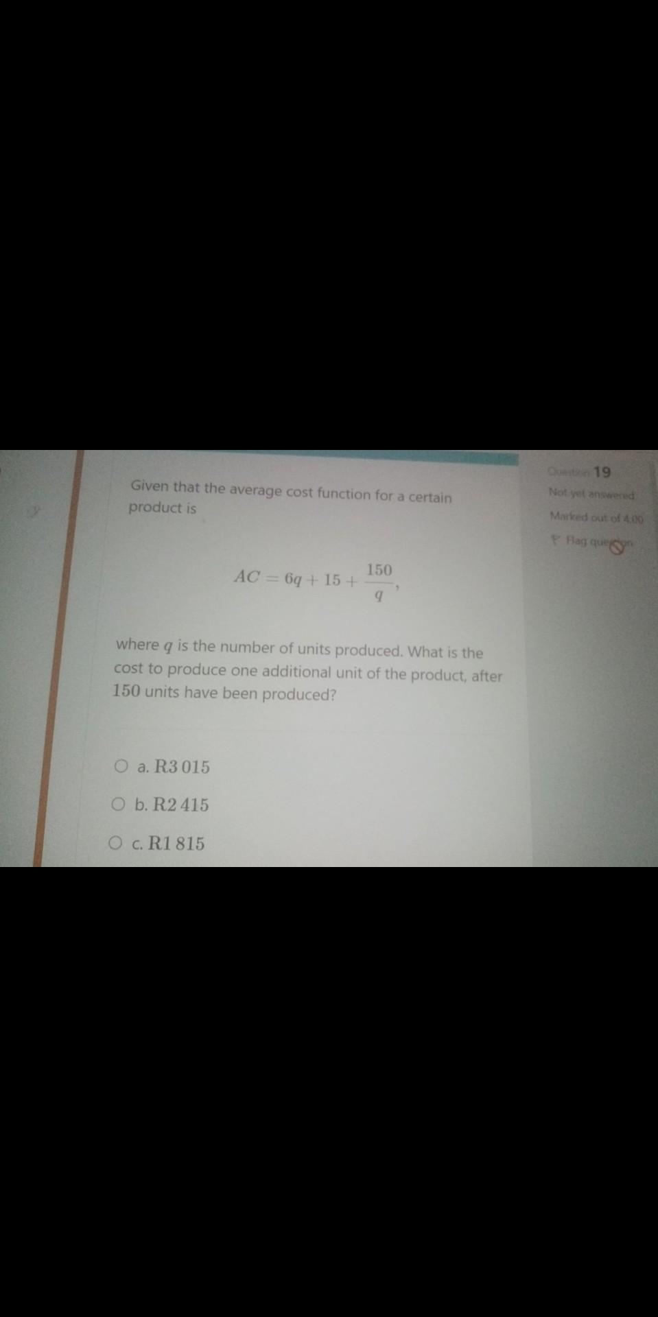 Solved Consider the function F′(q)=25+3q2 Calculate the net | Chegg.com