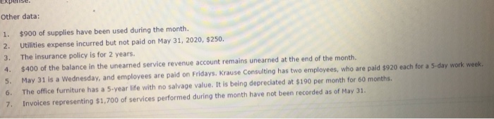 Solved Logan Krause started her own consulting firm, Krause | Chegg.com